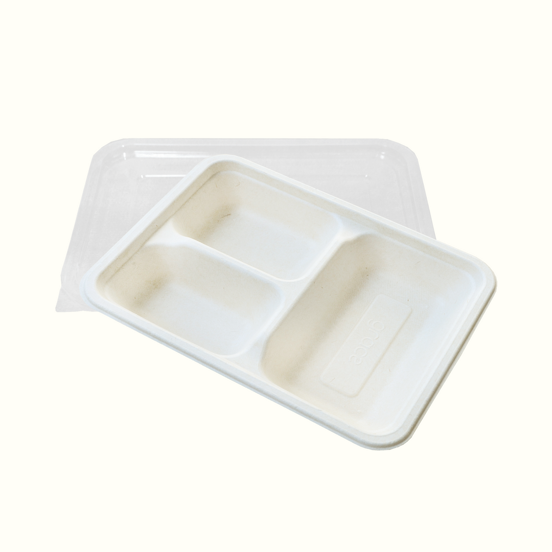 3-Compartment Food Tray 700ml | Econtainer Philippines